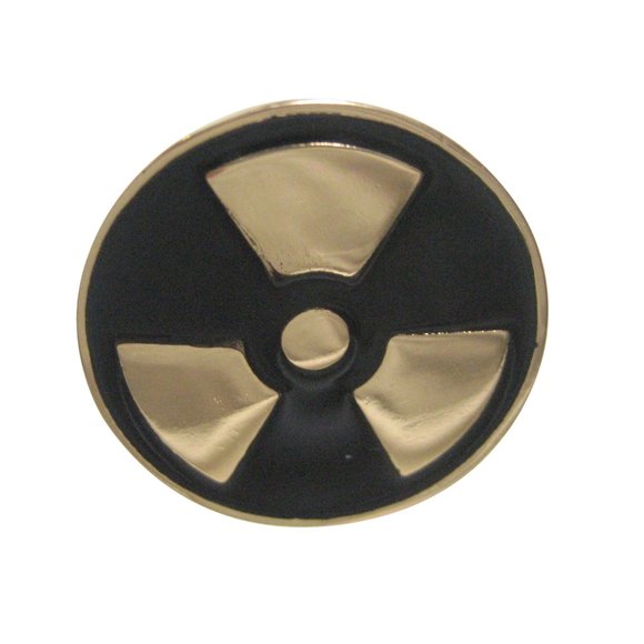 Kiola Designs | Jewelry | Black And Gold Toned Radioactive Symbol ...